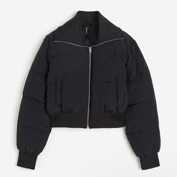 H&M | Jackets & Coats | Cropped Puffer Jacket | Poshmark